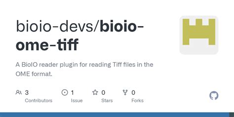 Github Bioio Devsbioio Ome Tiff A Bioio Reader Plugin For Reading Tiff Files In The Ome Format