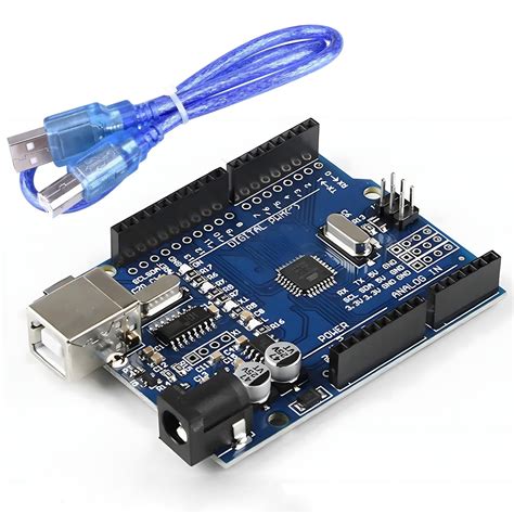 jp uno r3ボード atmega328p usbケーブル付き arduino互換 arduino用 入力電圧7 12v 16mhz 14デジタル1 0ピン