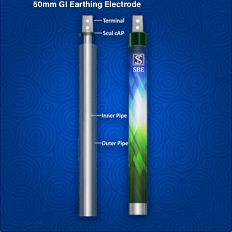 50mm Gi Earthing Electrode At ₹ 1200piece Galvanised Iron Earthing
