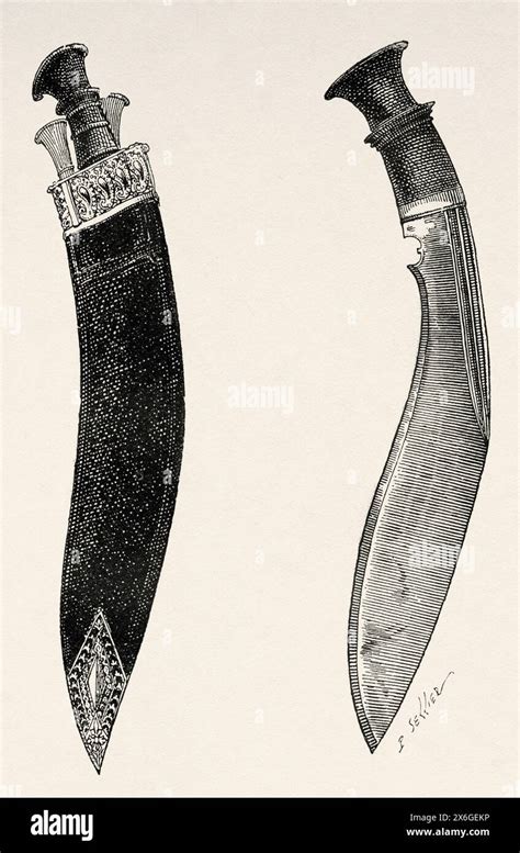 The Kukri Knife Is A Type Of Short Sword With A Recurved Curve