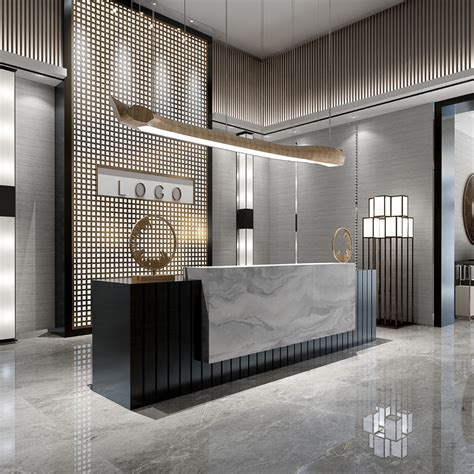 Modern Hotel Check In Desk
