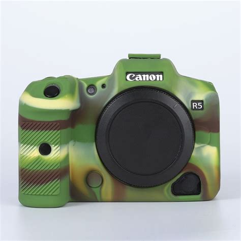 Защитный силиконовый чехол для фотоаппарата Canon EOS R5 ультра-тонкая ...