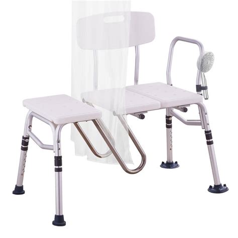 Vevor Tub Transfer Bench Bathtub 24 In W Freestanding Shower Bench