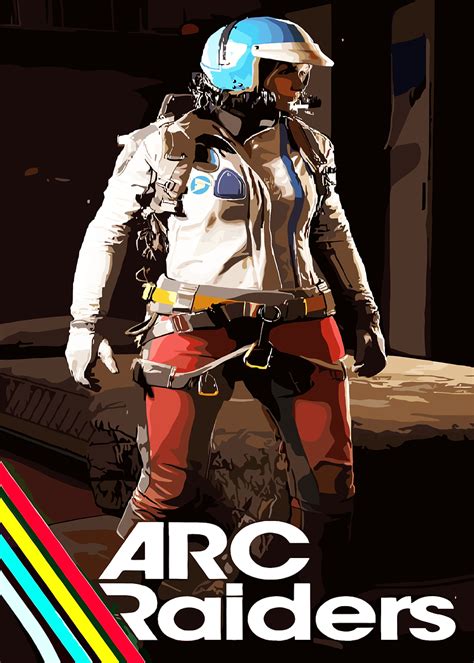 Arc Raiders Game Character Illustration Poster Picture Metal Print