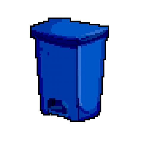 Container Trash Bin Garbage Game Pixel Art Vector Illustration 23873532 Vector Art At Vecteezy