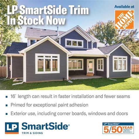 Lp Smartside Lp Smartside Cedar Texture Trim Application As 44 In X 4