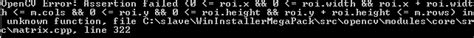 Possible Solutions For OpenCv Assertion Error Problem OpenCV Q A Forum