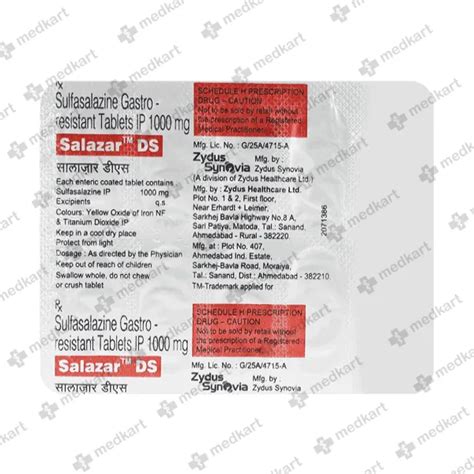 Salazar Ds Tablet 10s Price Uses Side Effects And Substitutes Medkart
