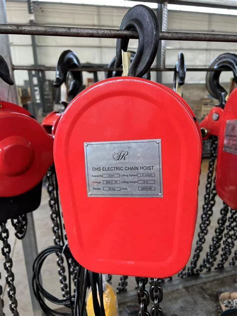 Electric Chain Block Sr Dhs Electric Chain Block Hoist 3 Phase