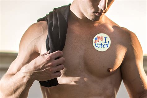 Sexy Thirst Trap Shirtless Selfies About Voting Are Just Fine