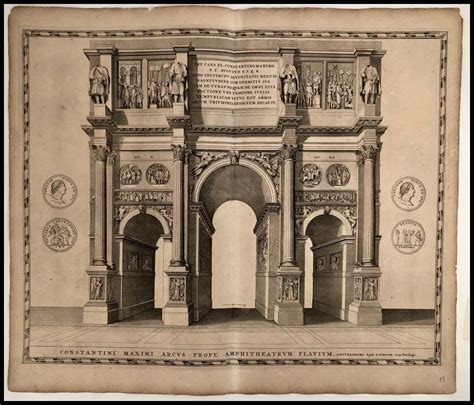 At Auction Pierre Mortier Constantini Maximi Arcus Prope Amphitheatrum Flavium
