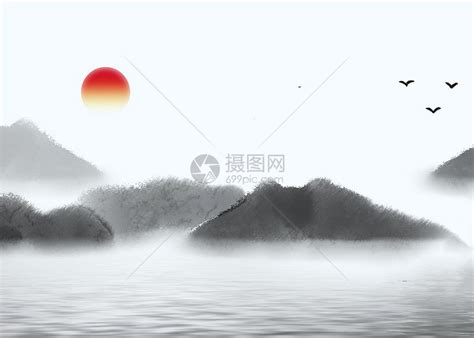 水墨风图片素材 正版创意图片400692740 摄图网