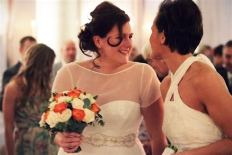 Same Sex Wedding Freja Designer Dressmaking