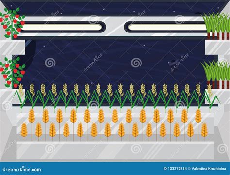 Closed Ecological System Concept Of Use Stock Vector Illustration Of