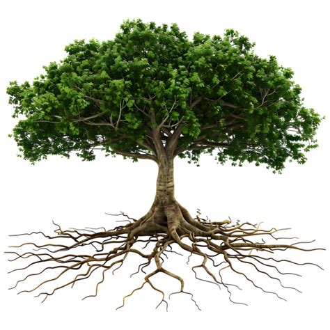 Tree With Roots Pngs For Free Download