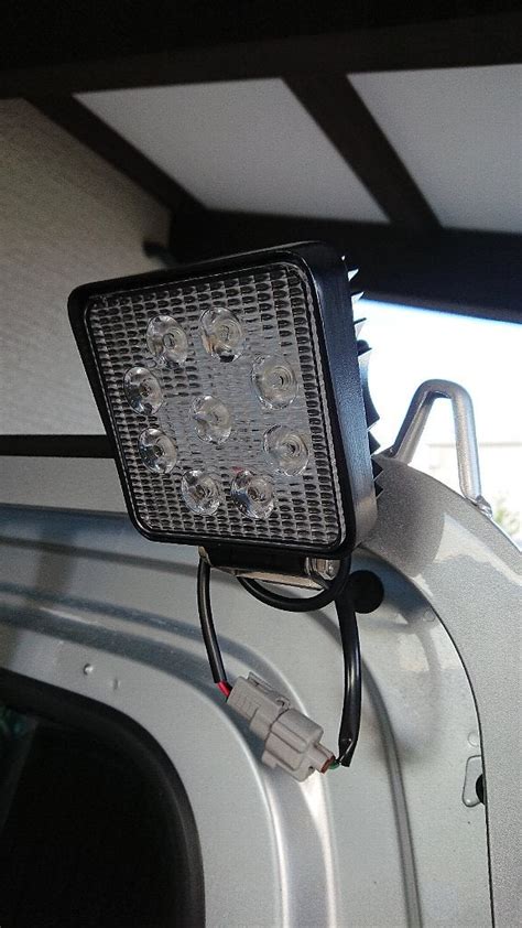 軽トラック作業灯 Ledライトに交換diy アルプス俊路のブログ