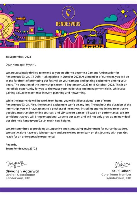 Nandagiri Mythri On Linkedin I Am Overjoyed To Share That I Have Received An Offer Letter For The