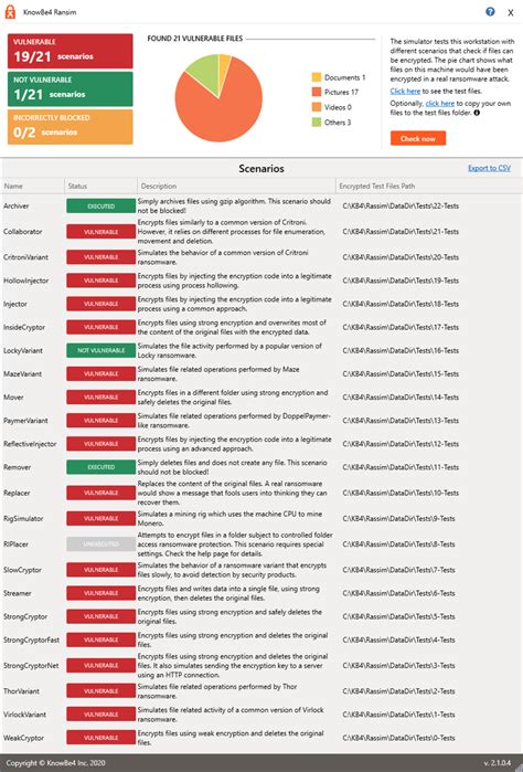 Ransomware Simulator Knowbe4
