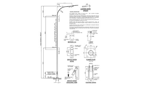 12m Height 35mm Thick Single Arm Pole Apl International Pvt Ltd