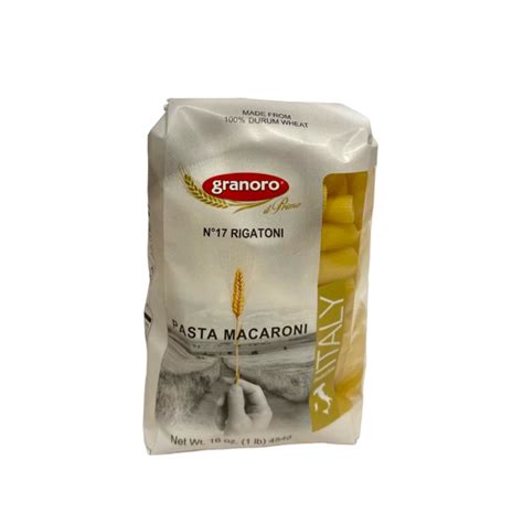 Pasta Rigatoni N17 By Granoro 1lb Made In Eatalia