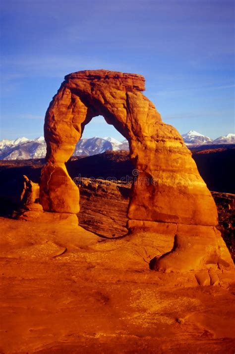 Delicate Arch Arches Park Ut Stock Image Image Of American Outdoor