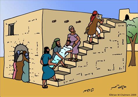 Jesus Heals The Paralytic Man Flip Chart Jesus Heals Paralyzed Man