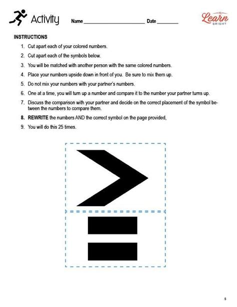 Comparing Whole Numbers Free Pdf Download Learn Bright