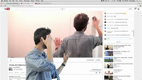 Live Stream 5 Arrays And Objects With P5js Youtube