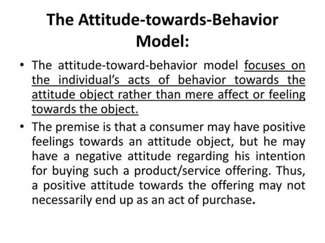 Multi Attribute Attitude Model Pptx