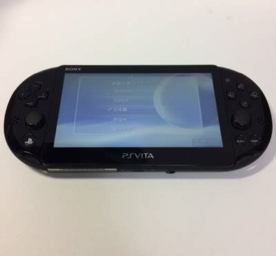 Sony Playstation Ps Vita Pch 2000 Za11 Black Console Only From Japan