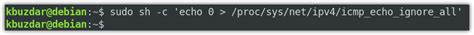How To Block Or Unblock Ping Request On Debian LinuxWays