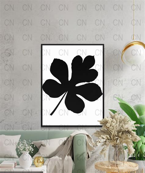 Runcinate Leaf Silhouette Svg Pinnate Leaf Clipart Botanical Vector Digital Cut File Etsy