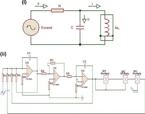 I The Electric Circuit Obeying To The Duffing Equation And Ii