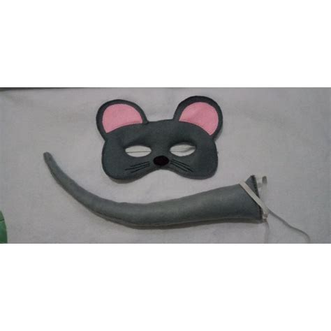 Jual Kostum Binatang Hewan Animal Tikus Mouse Topeng Ekor Pesta Teater
