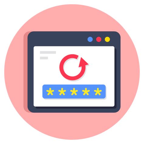 Web Reset Password Website Webpage Site Browser Icon Download