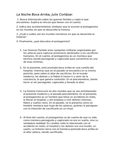 La Noche Boca Arriba Pdf