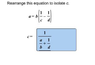 Solved Rearrange This Equation To Isolate C A B C Chegg