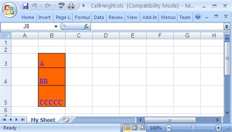 BE THE CODER Excel Java Excel API Examples How To Set Excel Row Height