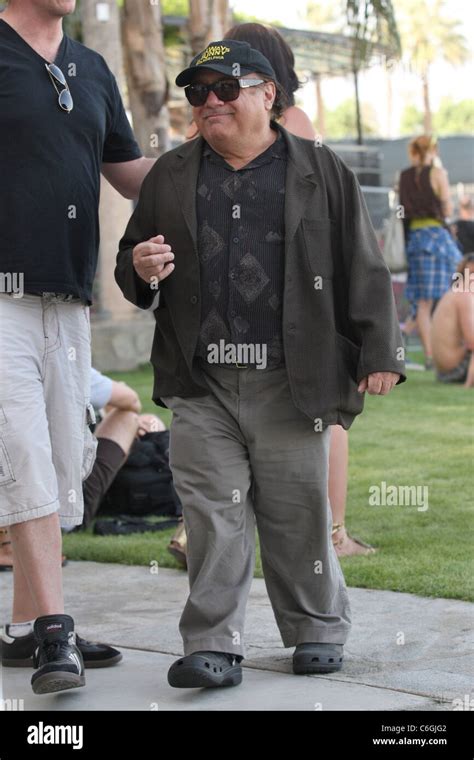 Danny DeVito Wearing Black Crocs At The 2010 Coachella Valley Music And Arts Festival Day 1