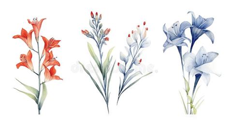 Clean And Sharp White Watercolor Background Stock Illustration