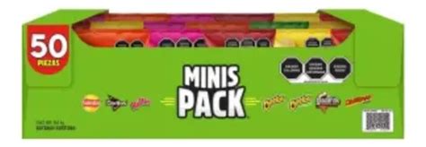 Surtido De Botanas Sabritas Minis Pack Con 50 Pzas Envío Gratis