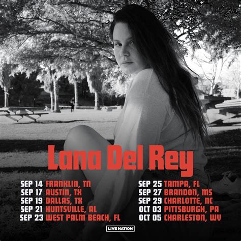Lana Del Rey Tour 2026 Todo Lo Que Debes Saber Sobre Sus Conciertos Y