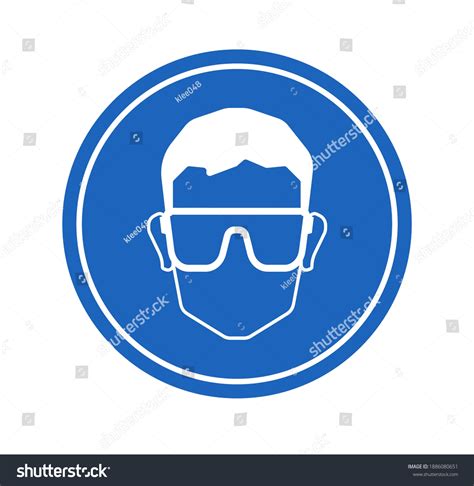 Work Glasses On White Background Stock Vector Royalty Free 1886080651