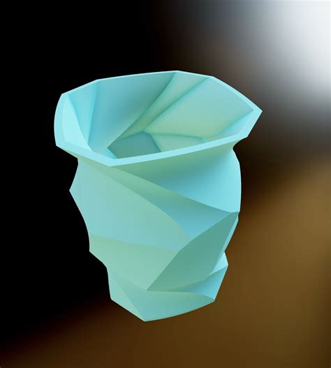 Twisted Square Vase By Curiouscoon Download Free Stl Model