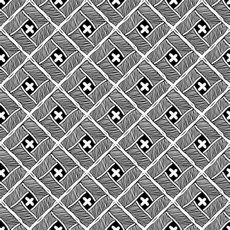 Monochrome Seamless Pattern Diagonal Random Lines Abstract Texture Stock Vector