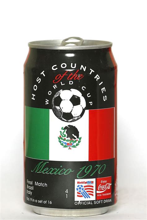Vintage 1994 Coca Cola Can From South Africa World Cup Memorabilia