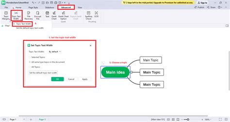 Adjust Topic Margins And Topic Text Width A Guide With Edrawmind