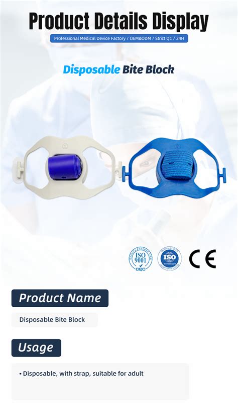 Surgical Instruments Mouthpiece Disposable Endoscopy Bite Block Buy