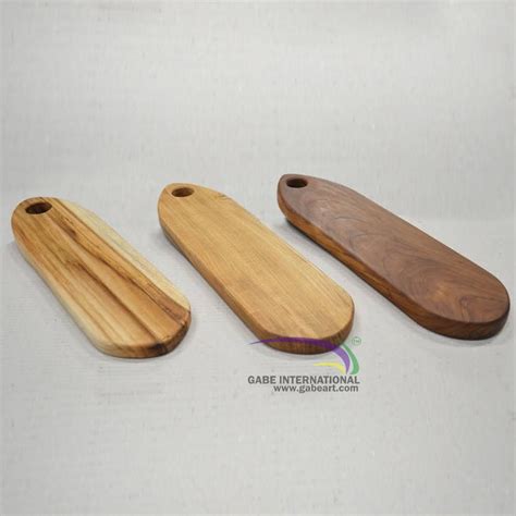 Bullet Shape Cutting Board Teak Sollid Wood