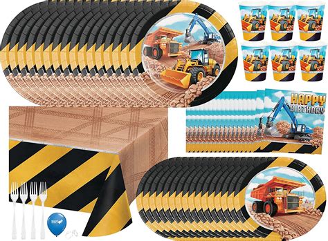 Big Dig Construction Birthday Party Supplies Construction Tableware